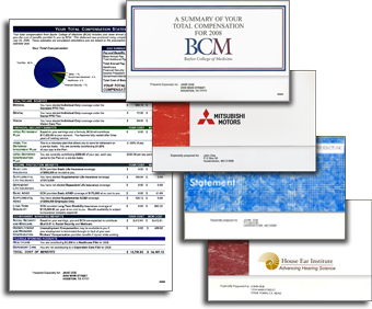 Employee Benefit Statement Samples for Brokers and Consultants