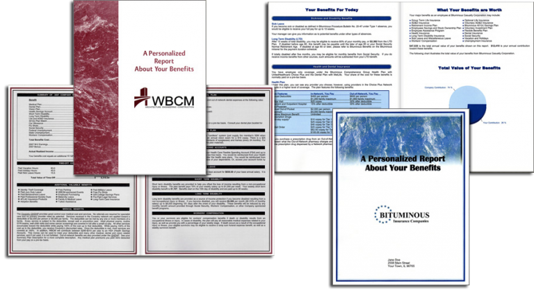 Employee Benefit Statement Samples for Brokers and Consultants