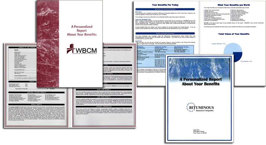 Employee Benefit Statement Samples for Brokers and Consultants